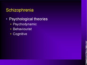 Schizophrenia presentation | free to download