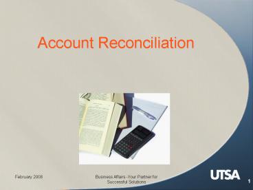 Account Reconciliation presentation | free to download