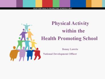 Physical Activity presentation | free to view