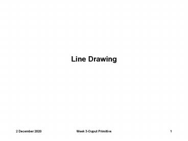 Line Drawing presentation | free to view