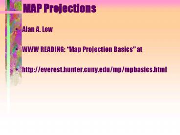 MAP Projections presentation | free to view