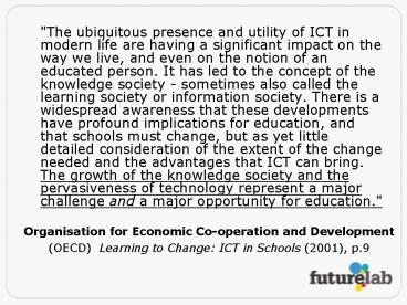 Organisation for Economic Cooperation and Development OECD Learning to ...