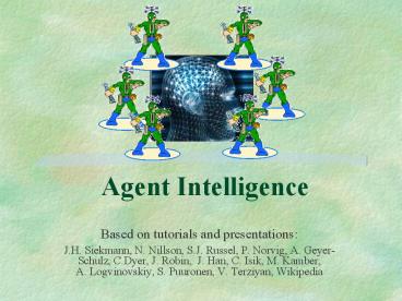 PPT – Agent Intelligence PowerPoint presentation | free to download ...