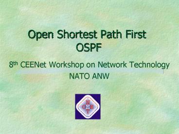 Open Shortest Path First OSPF presentation | free to view