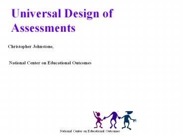 Universal Design of Assessments presentation | free to download