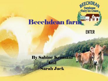 Beechdean farm presentation | free to view