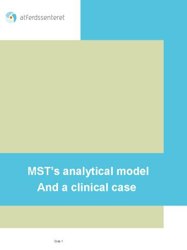 PPT – MSTs analytical model PowerPoint presentation | free to view - id ...