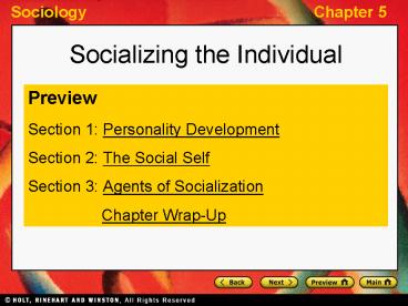 PPT – Socializing the Individual PowerPoint presentation | free to view ...