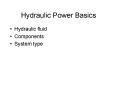PPT – basics of hydraulics PowerPoint presentation | free to download ...