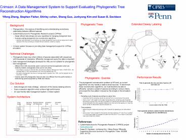 Phylogenetics the science of identifying and understanding evolutionary ...