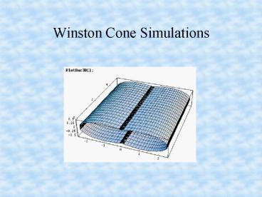 PPT – Winston Cone Simulations PowerPoint presentation | free to view ...