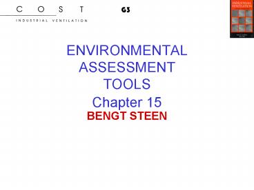 ENVIRONMENTAL ASSESSMENT TOOLS Chapter 15 presentation | free to view
