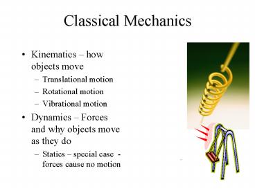 PPT – Classical Mechanics PowerPoint presentation | free to view - id ...