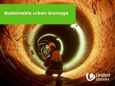 Sustainable urban drainage presentation | free to view