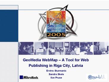 GeoMedia WebMap A Tool for Web Publishing in Riga City, Latvia ...