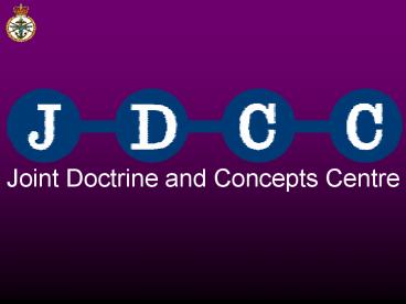 PPT – JDCC PowerPoint presentation | free to view - id: 122c52-OTMxN