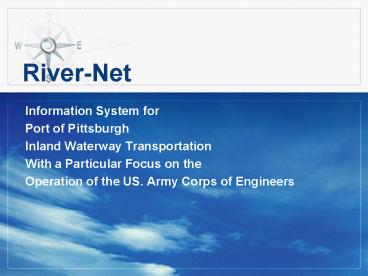 PPT – RiverNet PowerPoint presentation | free to download - id: 12350b ...