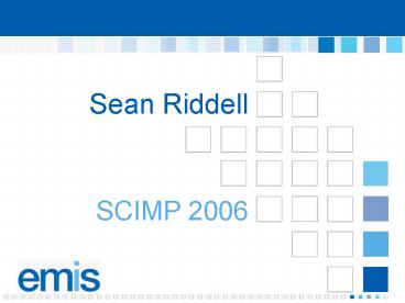 PPT – Sean Riddell PowerPoint presentation | free to view - id: 123657 ...