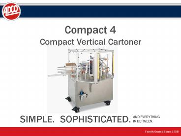 PPT – Compact 4 Compact Vertical Cartoner PowerPoint presentation ...