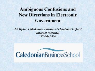 PPT – Ambiguous Confusions and PowerPoint presentation | free to ...