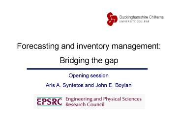 PPT – Initial meeting, EPSRC CSP PowerPoint presentation | free to view - id: 124ac9-NzlmN