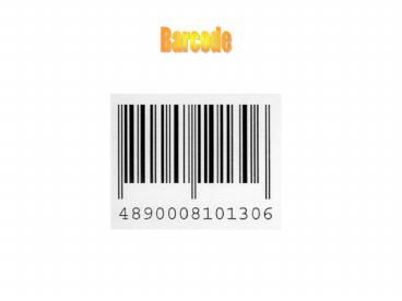 Barcode presentation | free to view