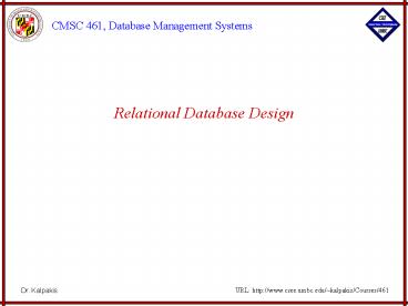 PPT – Relational Database Design PowerPoint presentation | free to view ...