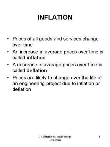 PPT – INFLATION PowerPoint presentation | free to download - id: 128d1f ...