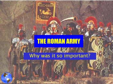 THE ROMAN ARMY presentation | free to view