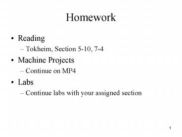 PPT – Homework PowerPoint presentation | free to download - id: 12923c ...