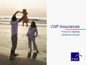 CNP Assurances presentation | free to view