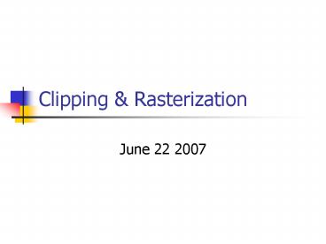 PPT – Clipping PowerPoint presentation | free to view - id: 12a379-YzgyN