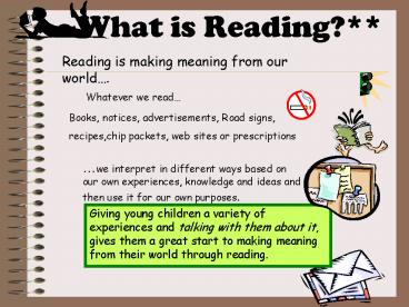 PPT – What is Reading PowerPoint presentation | free to view - id ...