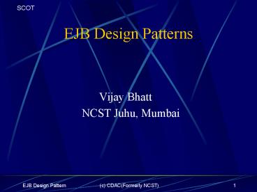 PPT – EJB Design Patterns PowerPoint presentation | free to view - id ...