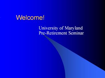 PPT – University of Maryland PowerPoint presentation | free to view ...