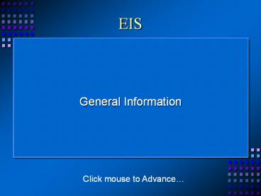 EIS presentation | free to view