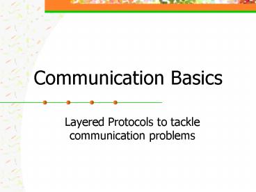 PPT – Communication Basics PowerPoint presentation | free to view - id ...