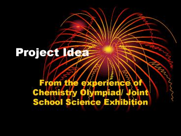 Project Idea presentation | free to download