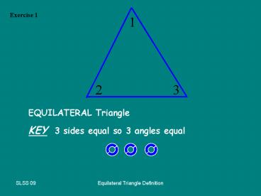 EQUILATERAL Triangle presentation | free to view