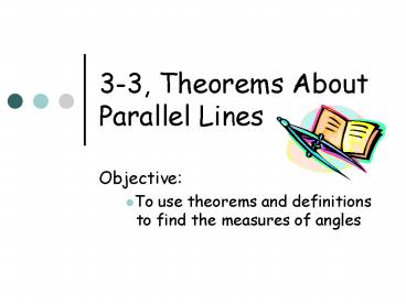 33, Theorems About Parallel Lines presentation | free to view