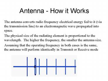 Antenna How it Works presentation | free to view
