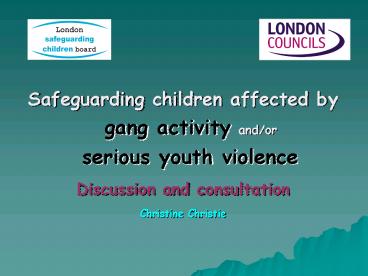 PPT – Safeguarding children affected by PowerPoint presentation | free ...