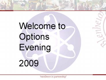 Welcome to Options Evening presentation | free to view