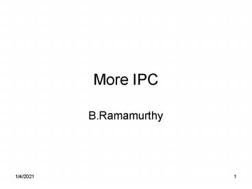 More IPC presentation | free to download