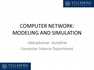 COMPUTER NETWORK: MODELING AND SIMULATION presentation | free to view