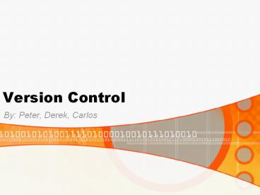 Version Control presentation | free to view