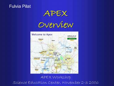 PPT – APEX Overview PowerPoint presentation | free to download - id ...