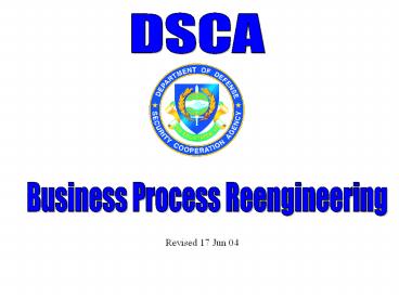 DSCA presentation | free to view