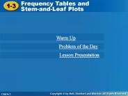 PPT – Stem-and-Leaf Plots PowerPoint presentation | free to view - id ...