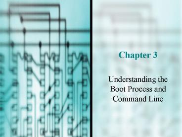 PPT – Understanding the Boot Process and Command Line PowerPoint ...